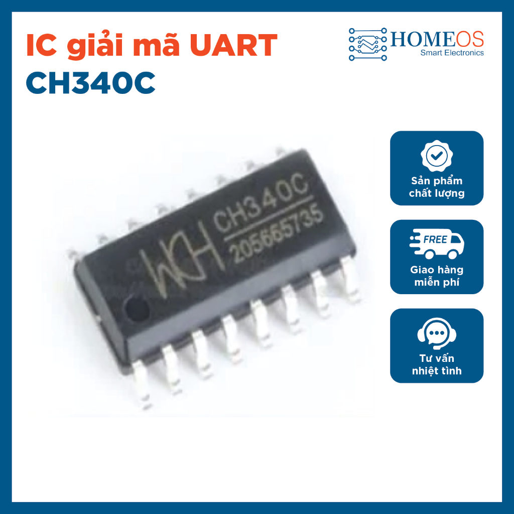 IC giải mã UART CH340C | Shopee Việt Nam
