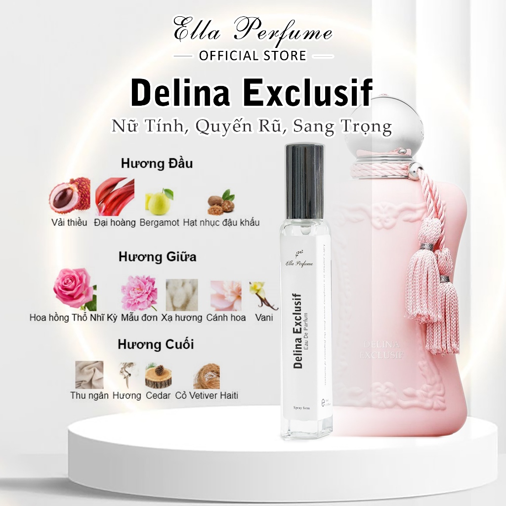 Nước Hoa Nữ Delina / Valaya EDP/ LaRosee Chính Hãng ELLA PERFUME 10ml ...