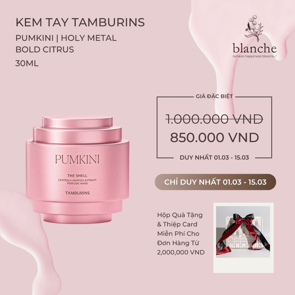 Kem Tay Tamburins The Perfume Shell X Hand Cream Chamo, Lale, Berga ...