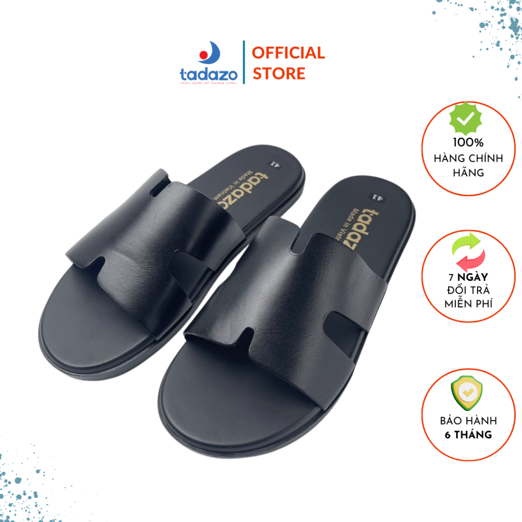 Dép chữ H nam da bò cao cấp tadazo TD0824 | Shopee Việt Nam