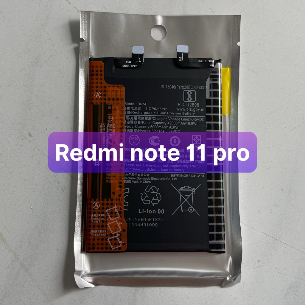 Pin xiaomi BN5E / Redmi Note 12 Pro 4G / Redmi Note 11 Pro 4G / Redmi ...