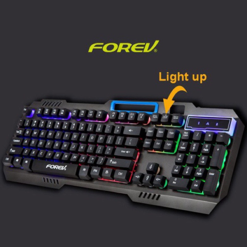 bàn phím Gaming giả cơ có dây forev Q307 | Shopee Việt Nam