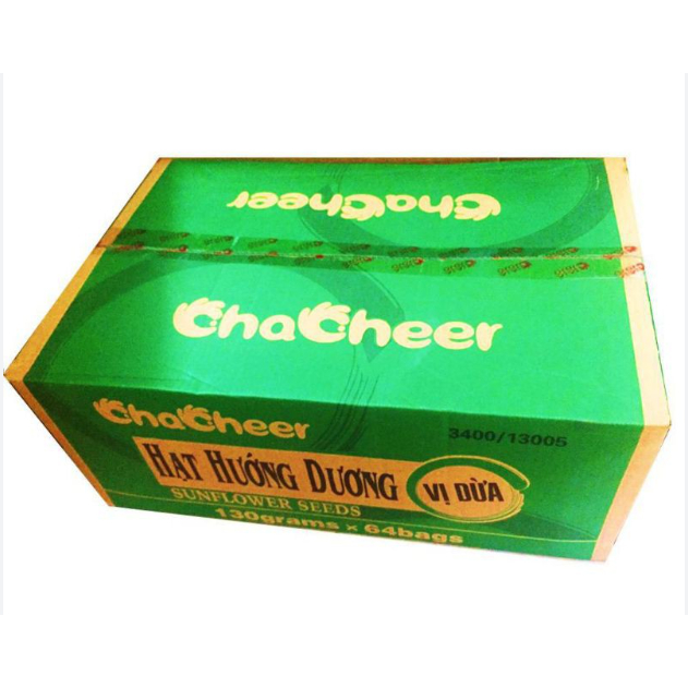 Thùng 64 gói hạt hướng dương chacheer vị dừa 130gr | Shopee Việt Nam
