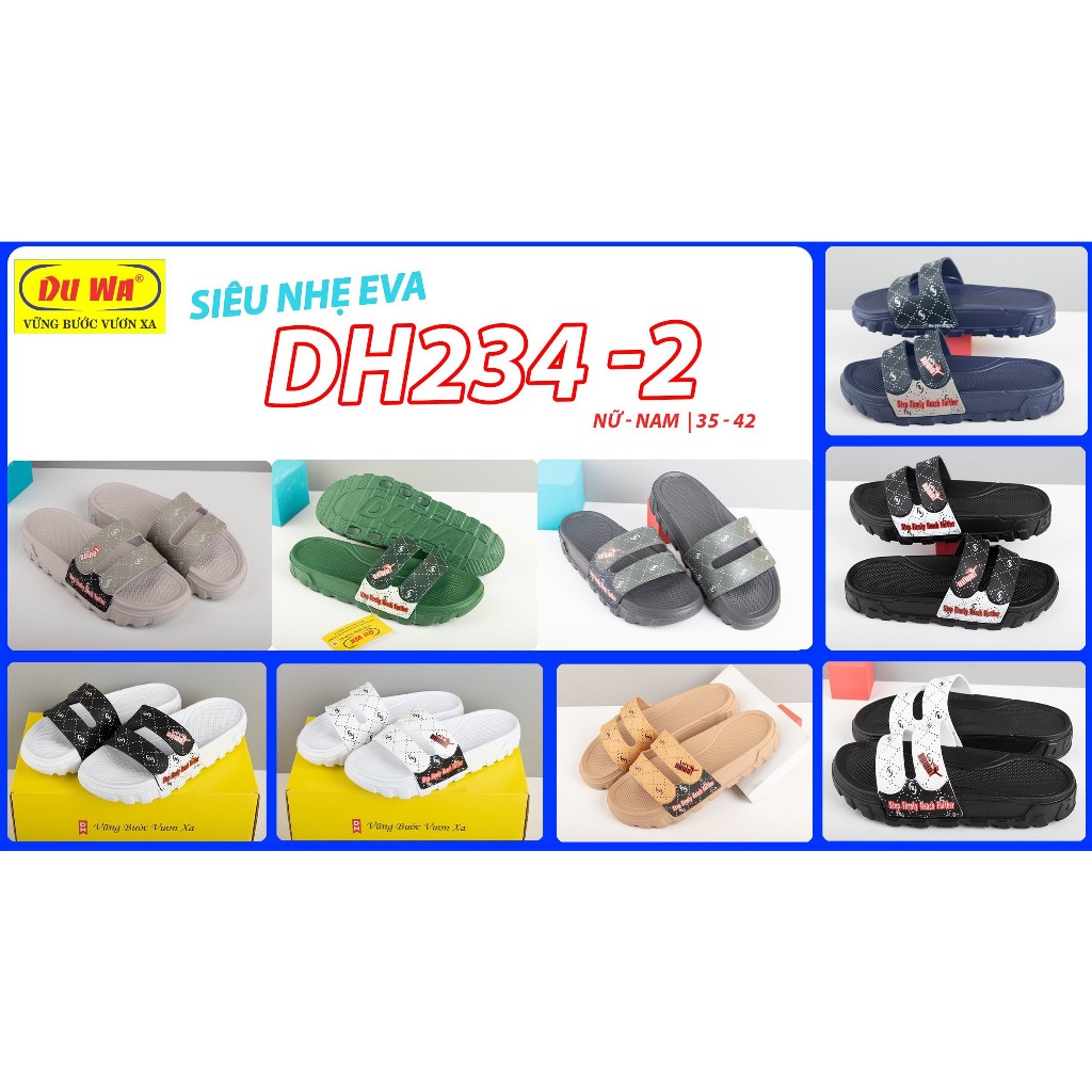 DUWA 234-2 DÉP NAM NỮ QUAI NGANG ĐÚC NGUYÊN KHỐI [HÀNG DUWA CHÍNH HÃNG ...