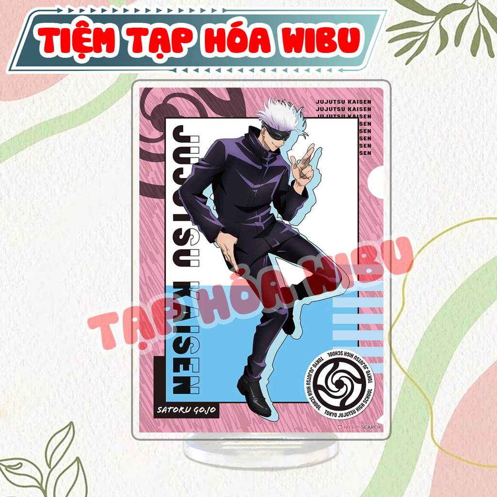 Mô hình Standee Tượng Bằng Acrylic Jujutsu Kaisen Nhân Vật Gojo Itadori ...