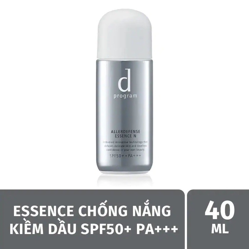 [HSD T5/2025] Tinh Chất Chống Nắng D Program Kiềm Dầu Allerdefense Essence N SPF50+ PA+++ 40ml ...
