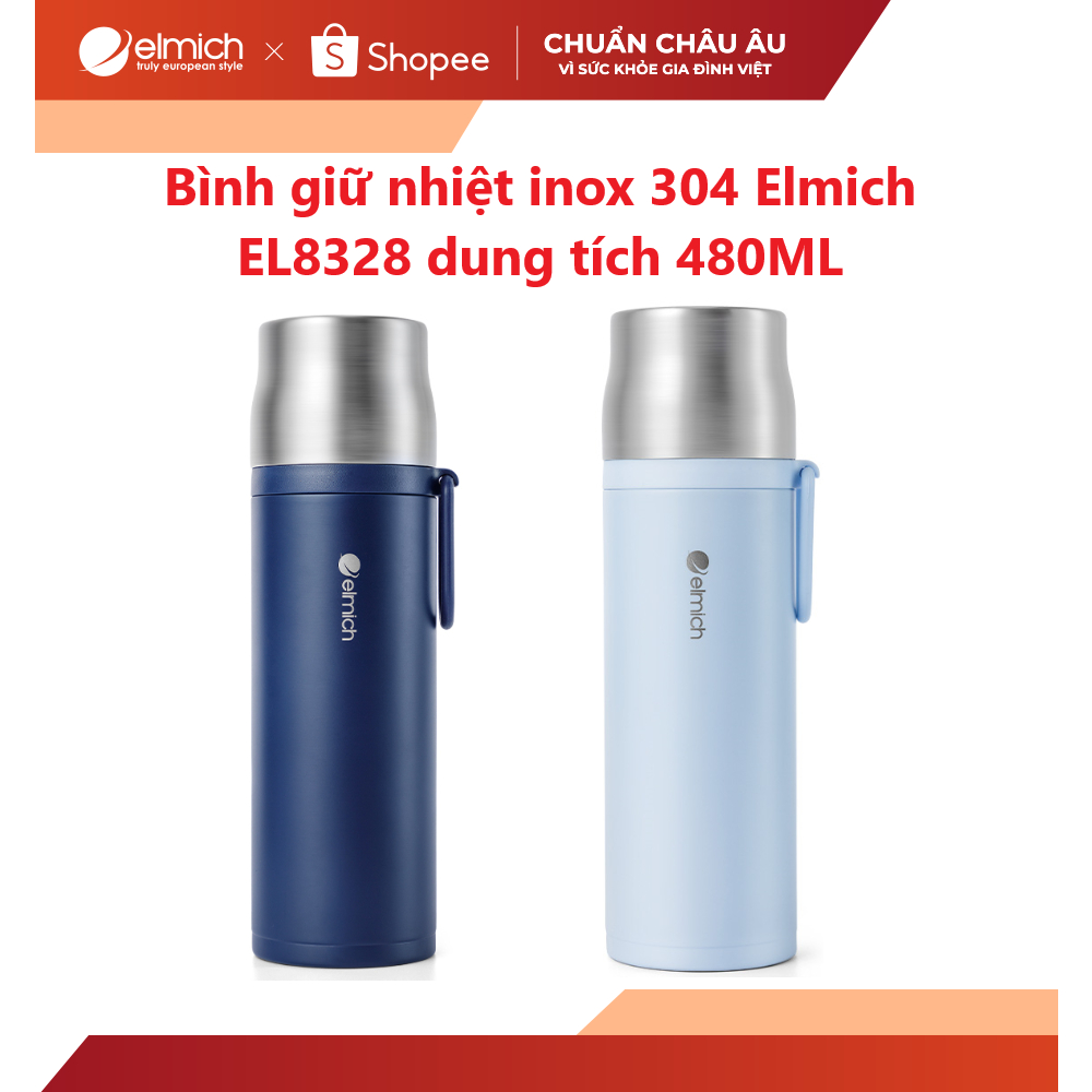 Bình giữ nhiệt inox 304 Elmich EL8328 dung tích 480ML | Shopee Việt Nam