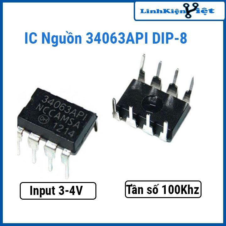 IC nguồn 34063API chân cắm DIP/8 | Shopee Việt Nam