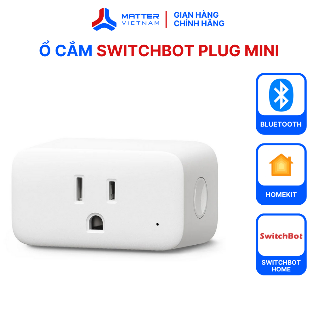 Switchbot Plug Mini (Hỗ trợ HomeKit) - Ổ cắm thông minh hỗ trợ Apple HomeKit | Shopee Việt Nam