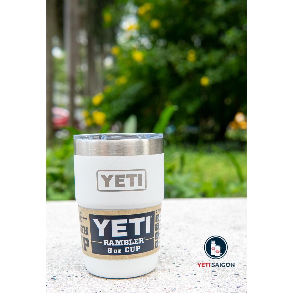 { YETI SAIGON } Ly Cốc Giữ Nhiệt Cao Cấp YETI Rambler 8oz Stackable Cup ...