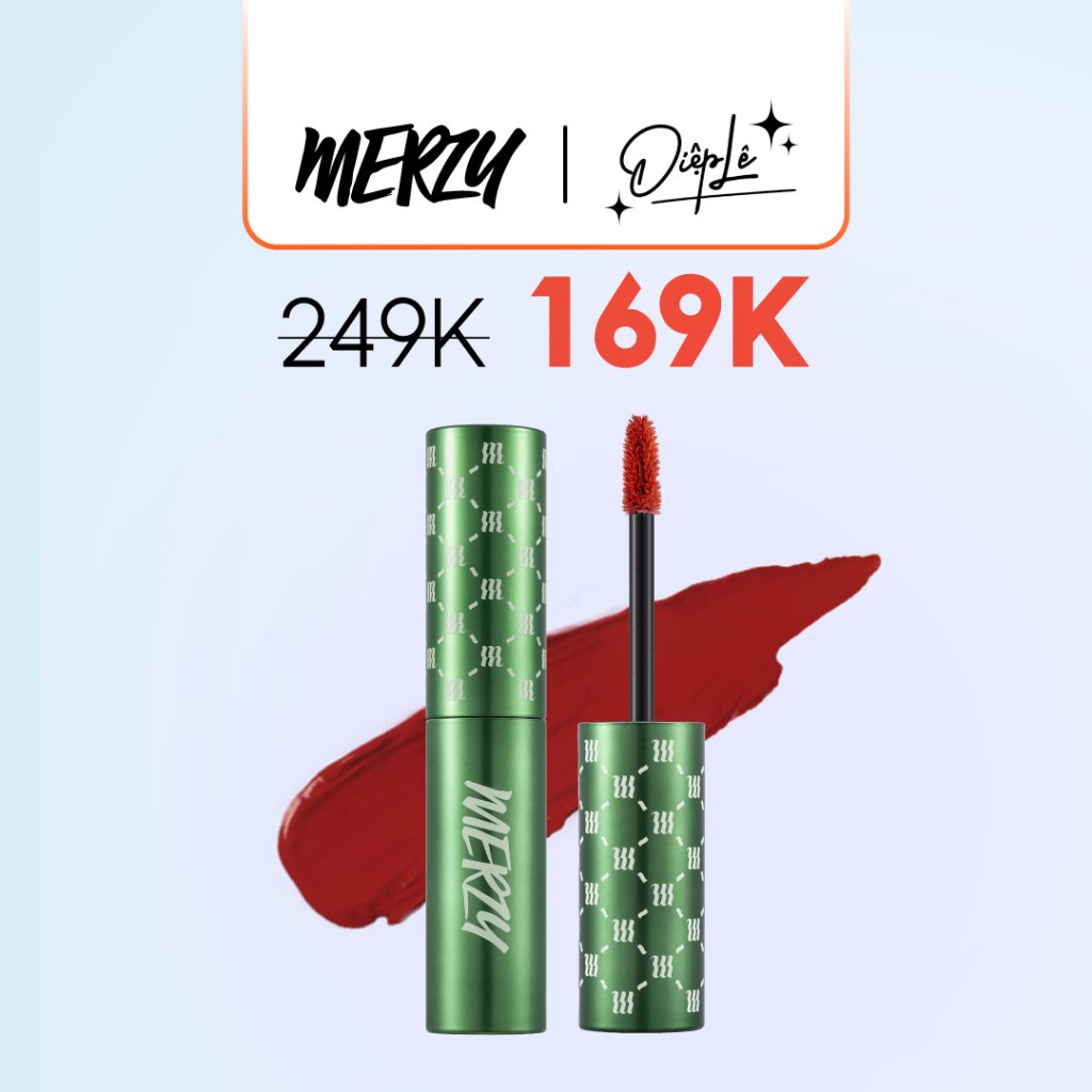 [Merzy x Diệp Lê][V6 GREEN] Son Kem Lì Merzy The First Velvet Tint 4.5g ...