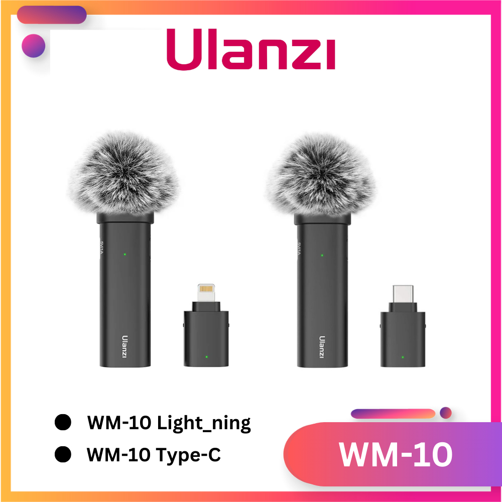 ULANZI WM-10 - Mic Thu Âm Không Dây Dành Cho Điện Thoại | Shopee Việt Nam