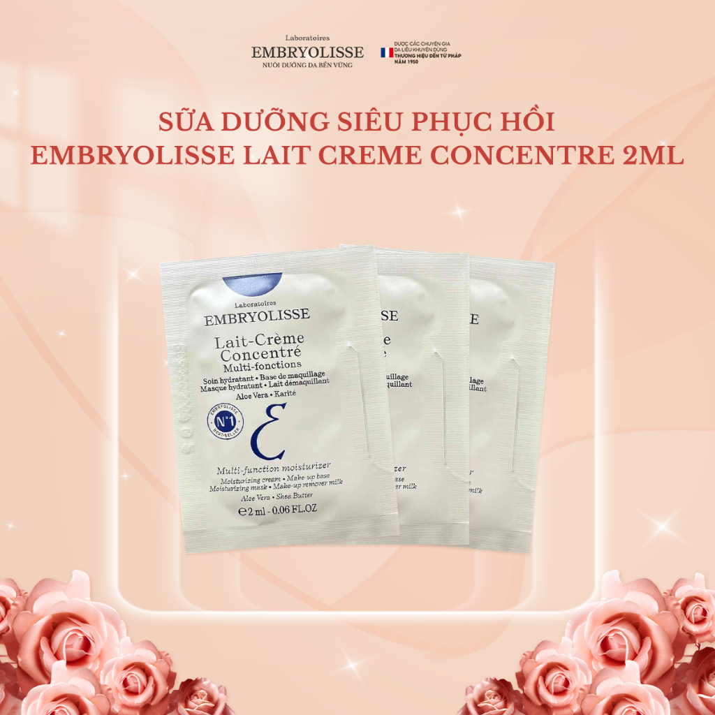 [HB Gift] Mẫu Thử Sữa Dưỡng Siêu Phục Hồi Embryolisse Lait Creme ...