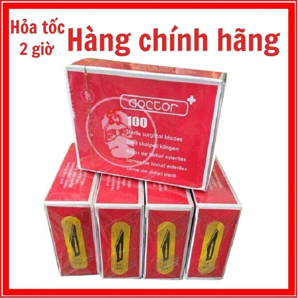 Dao Số 11, Hộp Dao Mổ DOCTOR Các số 11 Chính Hãng Hộp 100 Cái | Shopee ...