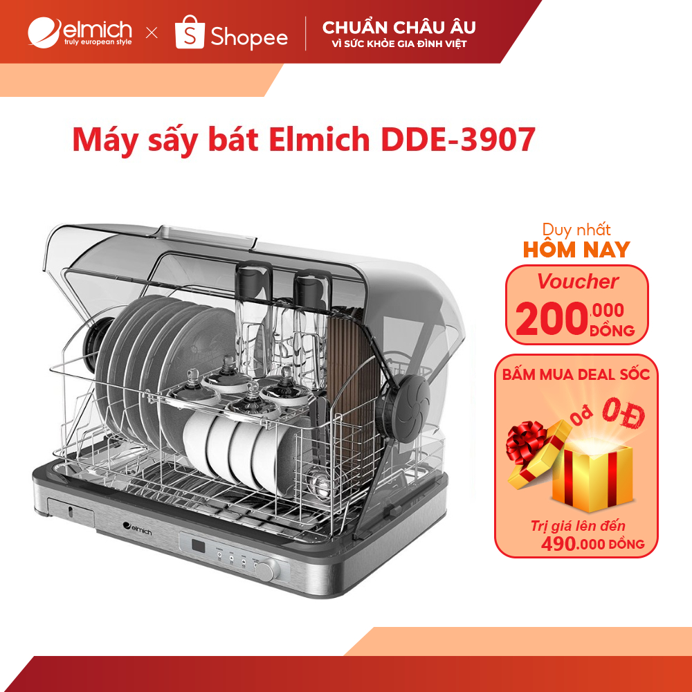 Máy sấy bát Elmich DDE-3907 | Shopee Việt Nam