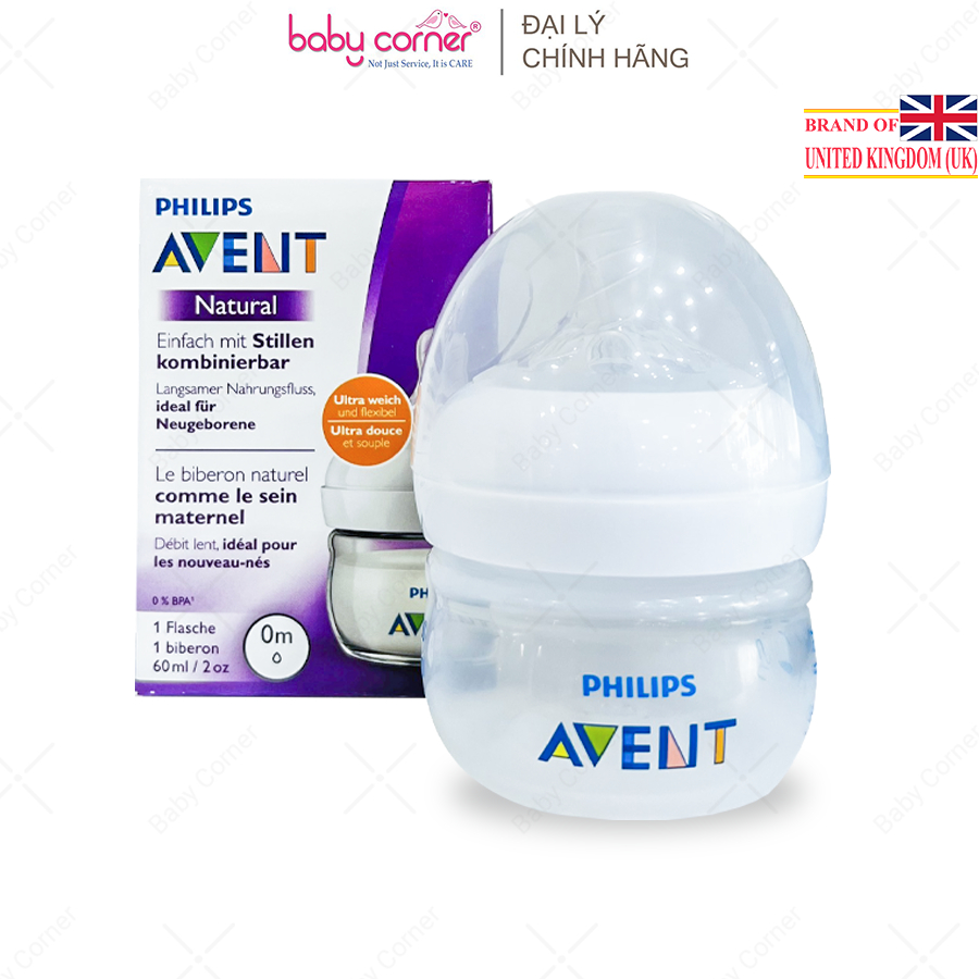 [Chính Hãng, Fullbox] Bình Sữa Philips Avent Mô Phỏng Tự Nhiên Nhựa PP 60ml/ 125ml/ 260ml/ 330ml ...