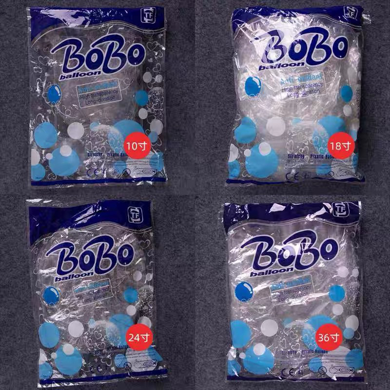 Bóng bay trong suốt BoBo 10’, 18’, 24’, 36’ làm bóng galaxy, bóng jumbo | Shopee Việt Nam