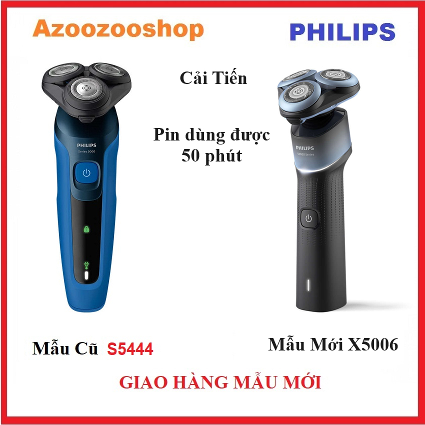 Máy cạo râu cầm tay Philips S5444/03, X5006/00 – Mẫu mới thay thế S5083 ...