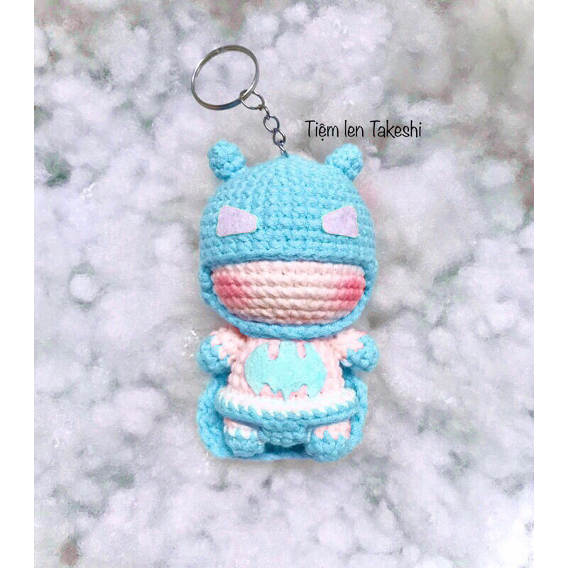 Móc khoá len batman handmade (ảnh thật) | Shopee Việt Nam