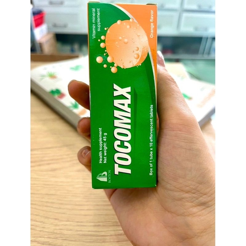 Sủi tăng đề kháng Tocomax tuýp 10 viên | Shopee Việt Nam