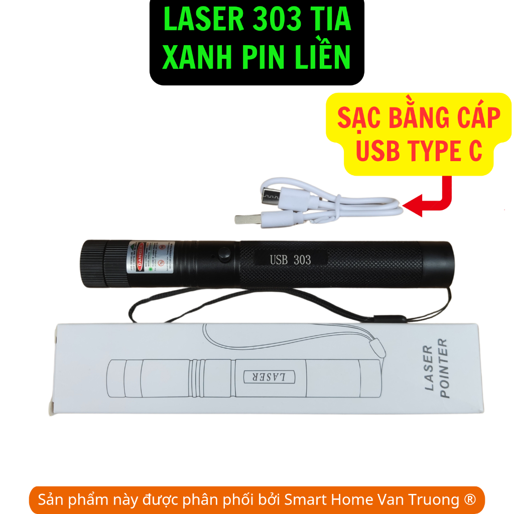 Bút laser công trình tia xanh lá sạc usb type C nhỏ gọn | Shopee Việt Nam
