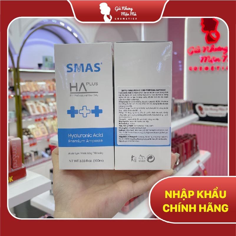 [Nhập Khẩu] Serum cấp ẩm và phục hồi Smas HA Plus Hyaluronic Acid 100ml ...