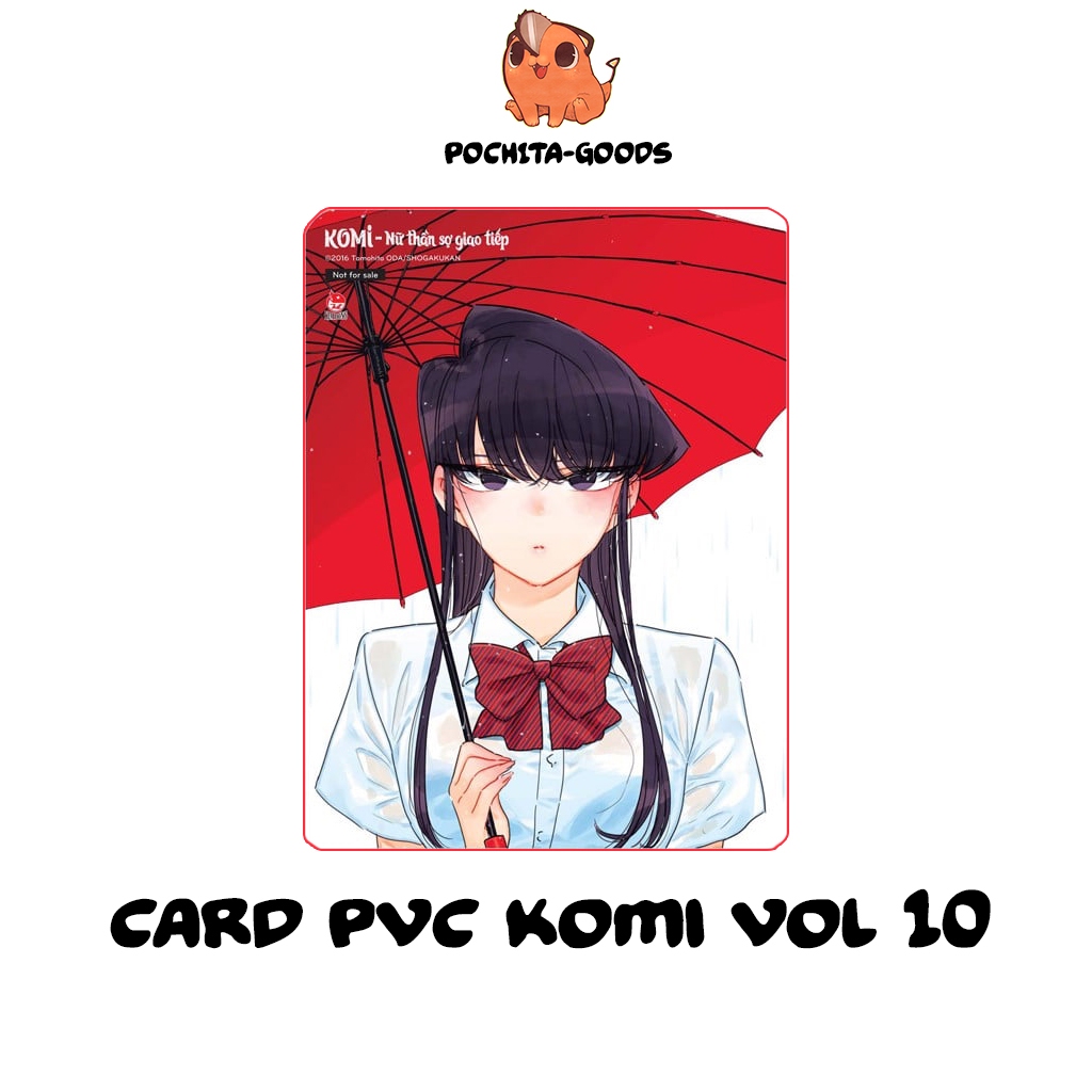 Card PVC Komi - Nữ Thần Sợ Giao Tiếp T10 - Quà Tặng Kèm NXB Kim Đồng | Shopee Việt Nam