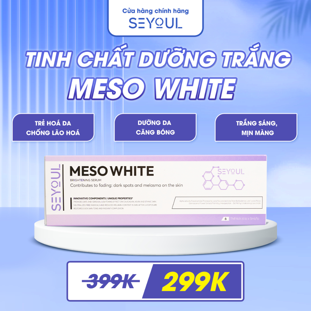 Tinh chất cấy trắng Meso White - thương hiệu Seyoul | Shopee Việt Nam