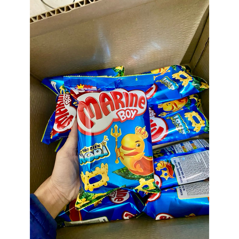 Bim bim Marine boy vị tảo biển gói 56g | Shopee Việt Nam