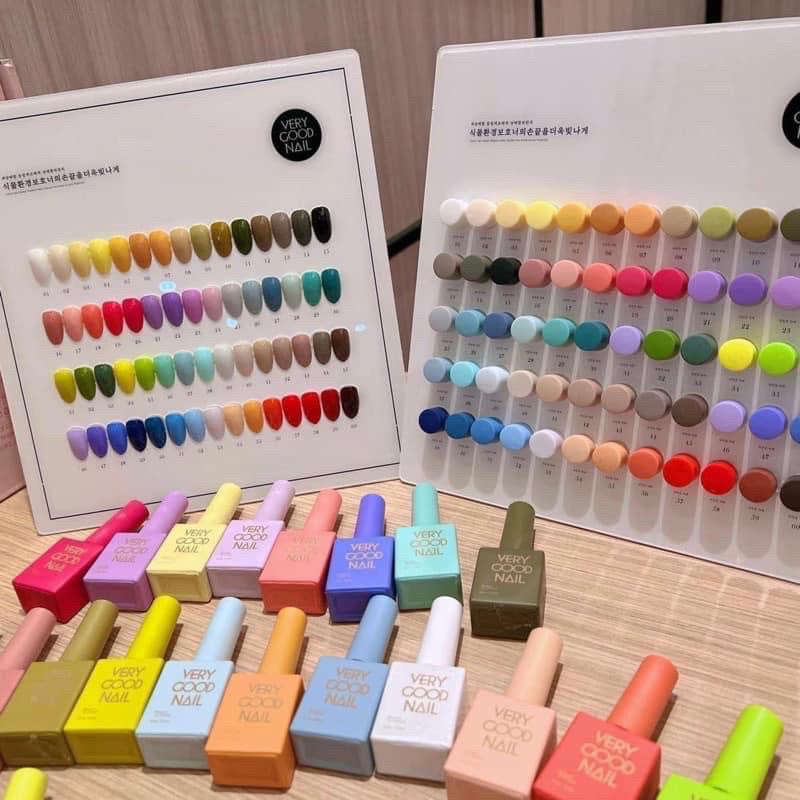 Set very good nail 60m(kèm 2 bảng màu-base top) L1 chính hãng | Shopee ...