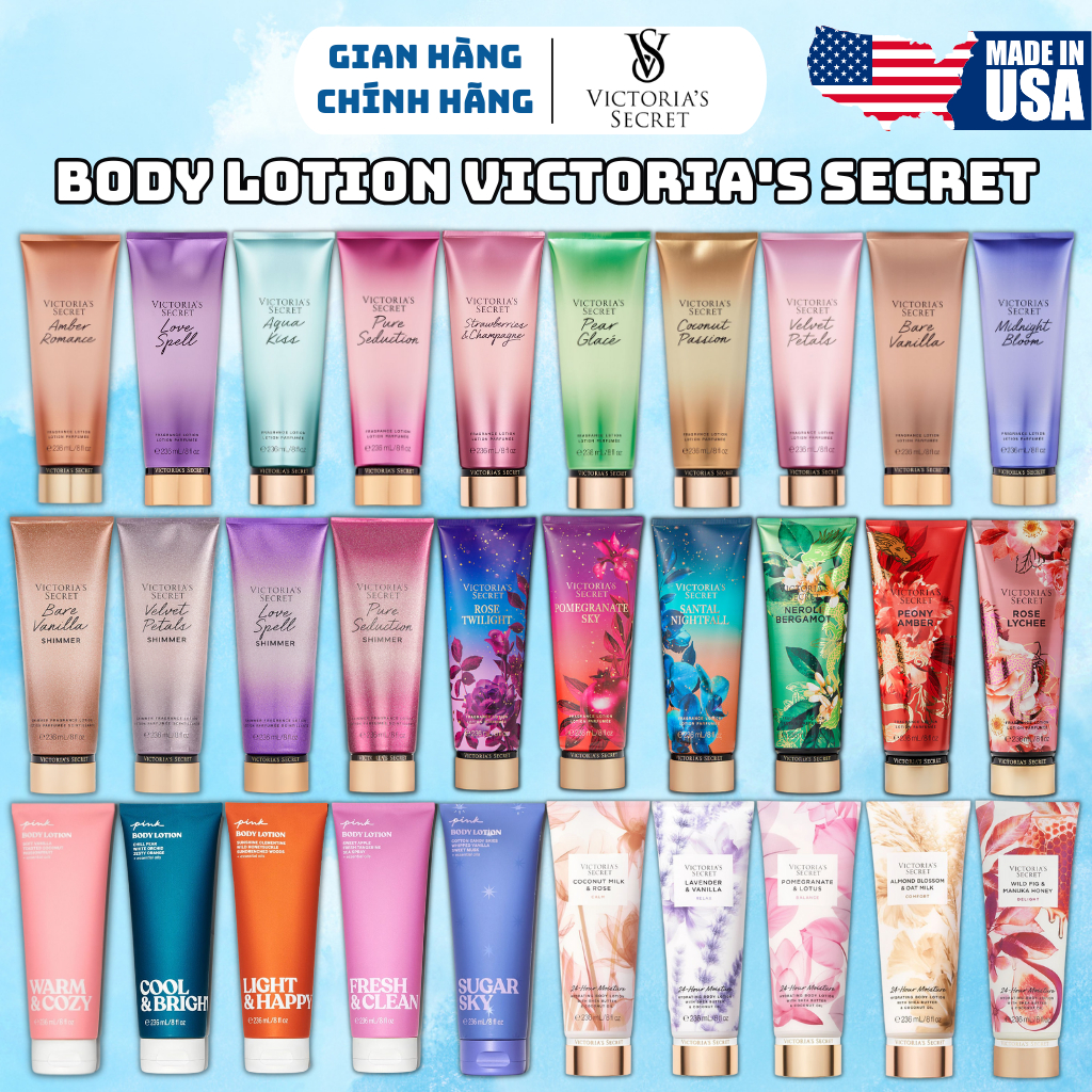 Body Lotion Victoria Secret Chính Hãng, Sữa Dưỡng Thể Victoria Dưỡng Ẩm ...