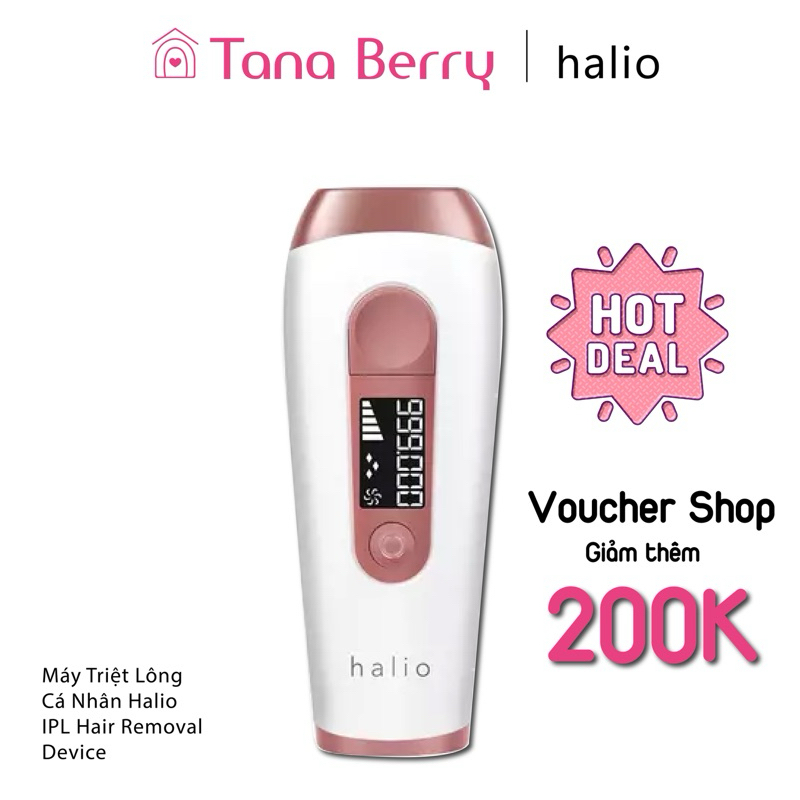 Máy triệt lông vĩnh viễn tại nhà Halio IPL Hair Removal Device - Hàng ...