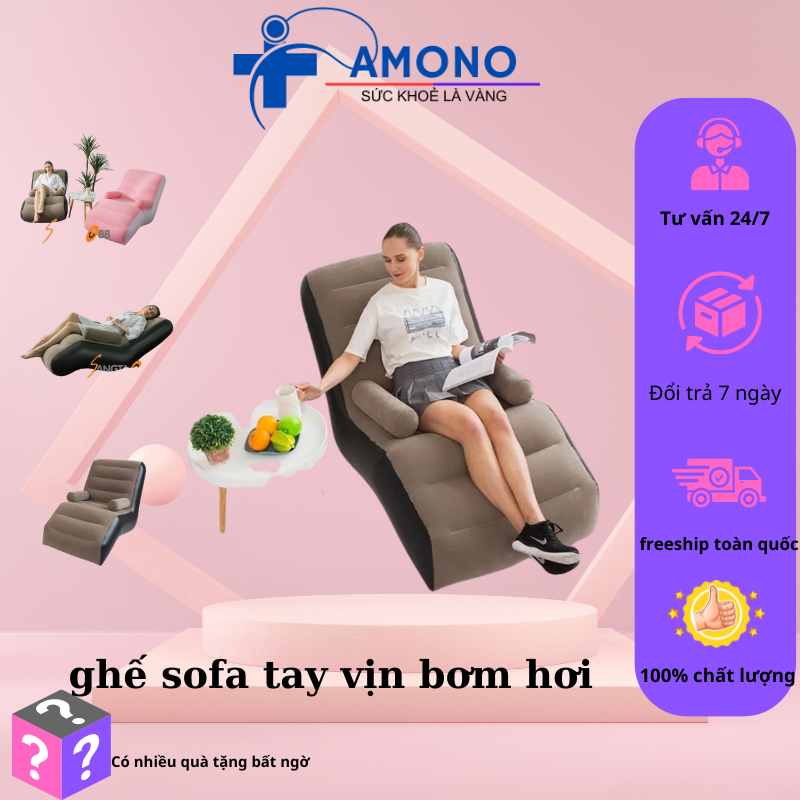 Ghế hơi Sofa kèm bơm điện, đệm hơi cao cấp hàng nhập khẩu chính hãng ...