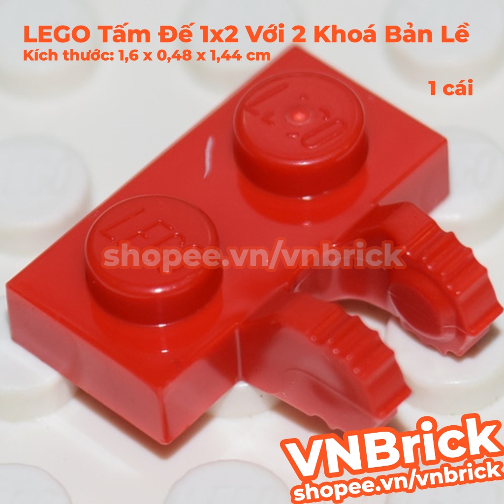 [1 Cái] LEGO Hinge Plate 1 x 2 Locking with Dual Fingers (50340 / 60471 ...
