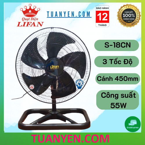{SHOPEE VIDEO} [Hỏa Tốc] Quạt sàn công nghiệp Lifan S-18CN công suất 55W - Hàng chính hãng -Hàng ...
