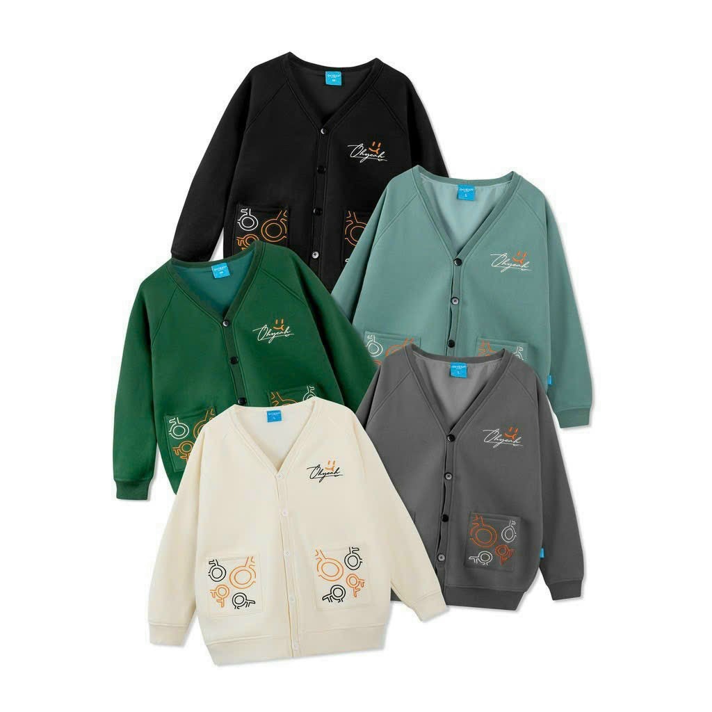 Áo khoác cardigan nam nữ chất vải nỉ oh yeah! | Shopee Việt Nam