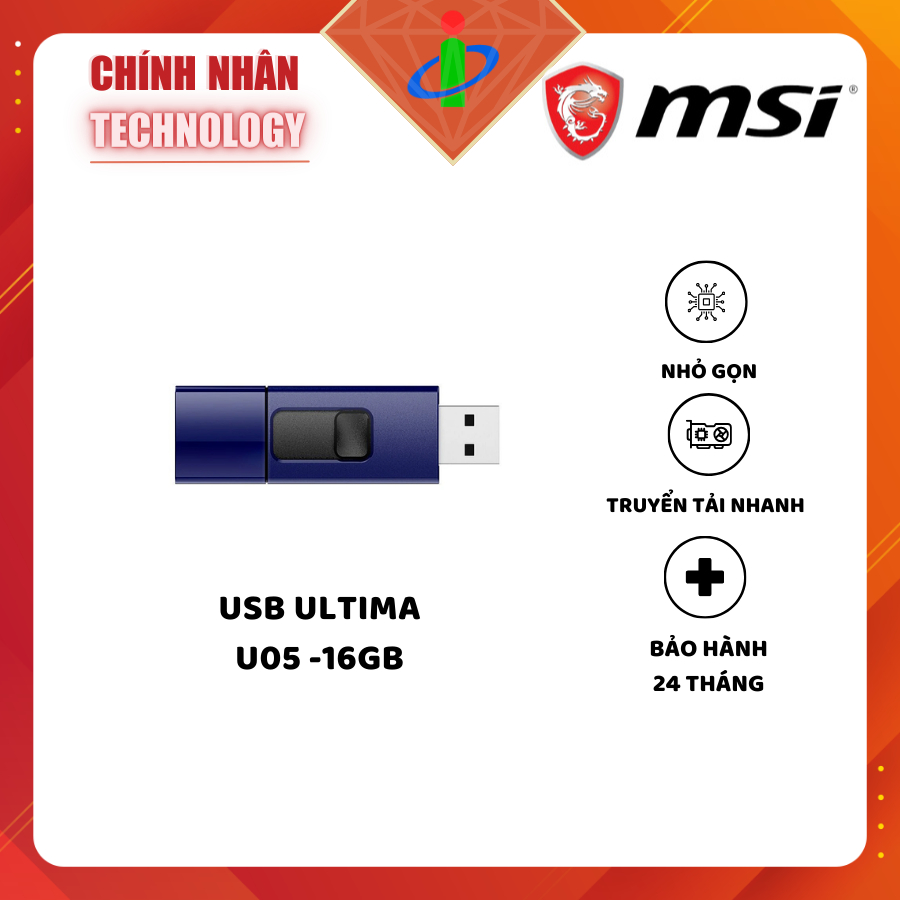 USB Ultima U05 -16GB SP016GBUF2U05V1D / Bảo hành 24 tháng / Chinh Nhan ...