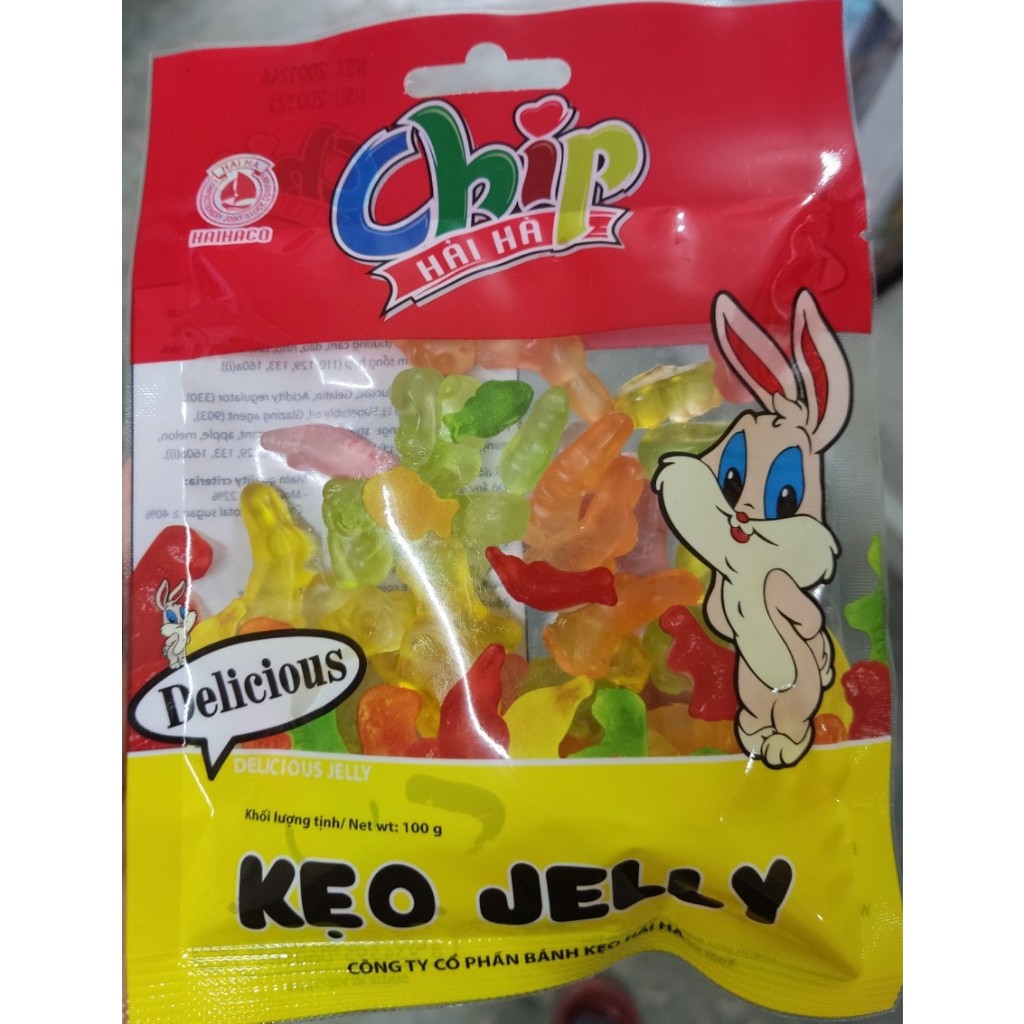 Kẹo Dẻo Chip Hải Hà Jelly Hương Trái Cây Gói 100g | Shopee Việt Nam