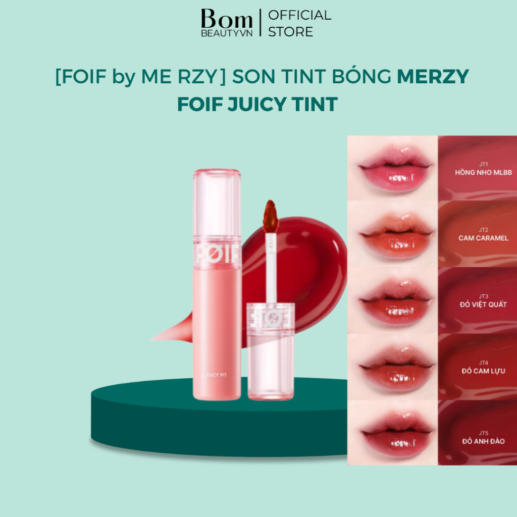[FOIF by MERZY] Son Tint Bóng Merzy Foif juicy tint | Shopee Việt Nam