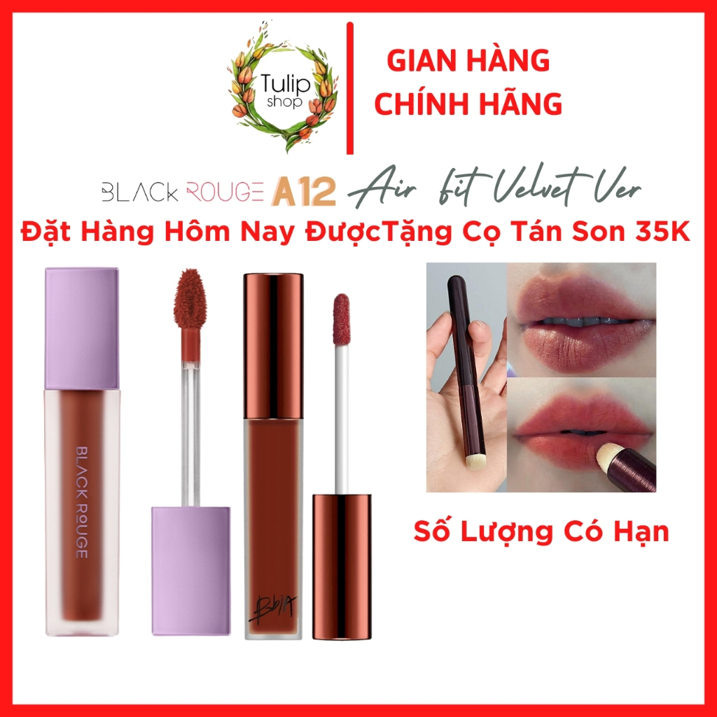 Son Kem Lì Black Rouge A12 Dashed Brown Nâu Gạch 4 5g Shopee Việt Nam