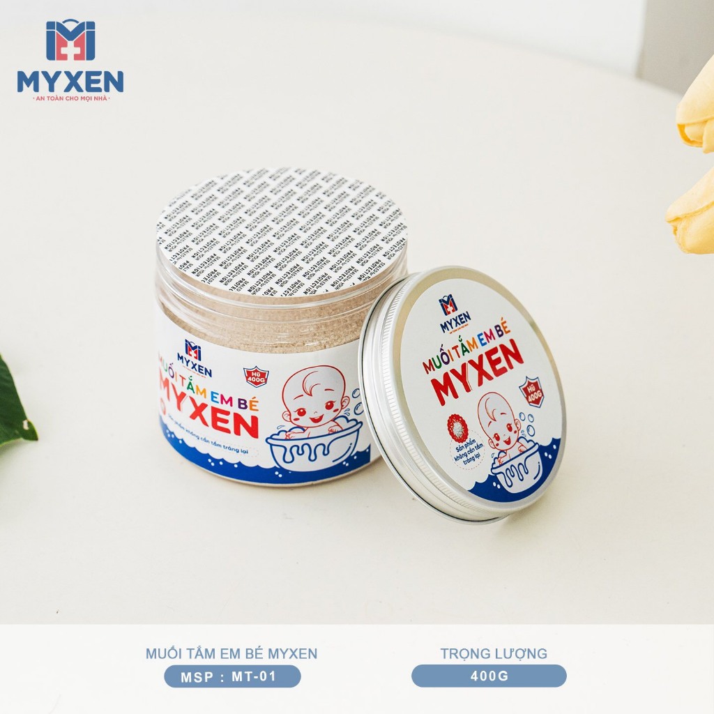 Muối Tắm Em Bé MYXEN Tự Nhiên Dưỡng Da Cho Bé | Shopee Việt Nam