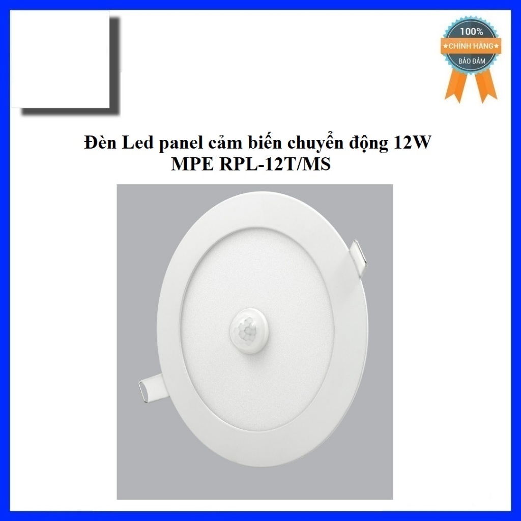 Đèn Led panel cảm biến chuyển động 12W 18W MPE RPL-12T/MS-RPL-18T/MS ...