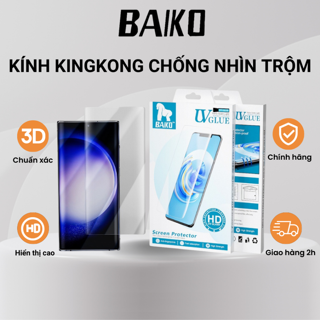 [SAMSUNG] Kính cường lực BAIKO SAMSUNG - Màn hình cong 3D hoàn hảo dành ...