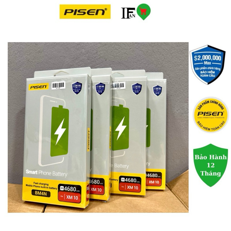 Pin Pisen Xiaomi Mi 6 | Mi 8 | Mi 9 | Mix 2 | Mix 3 | MiMax | Redmi Note 5 | Note 6 | Note 7 Bảo ...