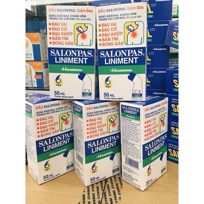 Salonpas lăn Liniment Hisamitsu Xoa Bóp Nhức Mỏi (50ml) | Shopee Việt Nam