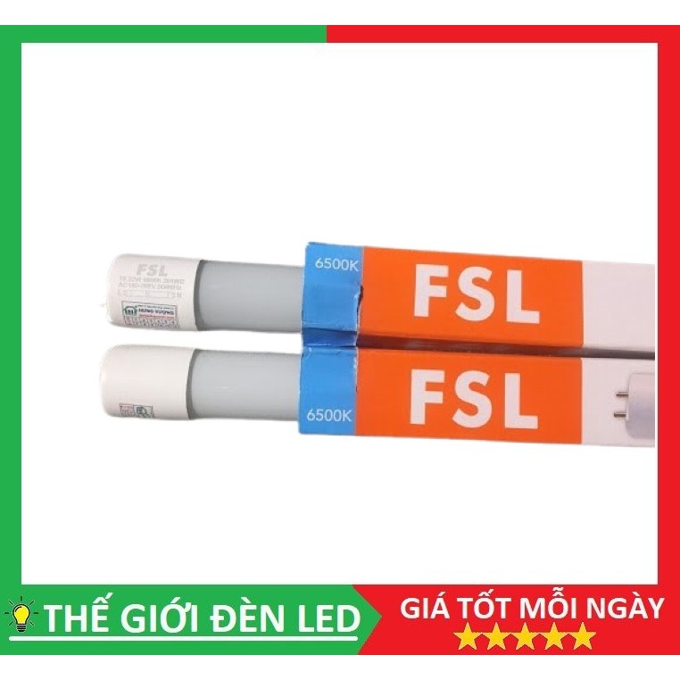 Bóng đèn led FSL T8 loại 60CM công suất 9W ánh sáng trắng hàng chính ...