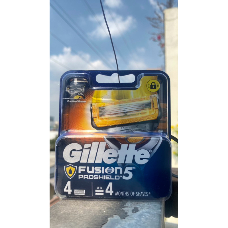 [Chính Hãng] Bộ 4 đầu dao cạo râu Gillette Fusion Proshield 5 lưỡi ...