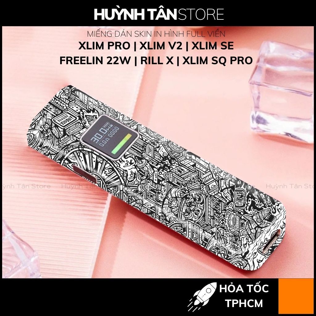 Miếng dán skin xlim pro x lim sq pro x-lim v2 xlim se rill x feelin in ...