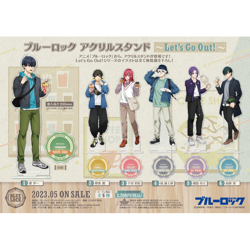 Standee Acrylic trong Blue Lock ver Let’s Go Out! | Shopee Việt Nam