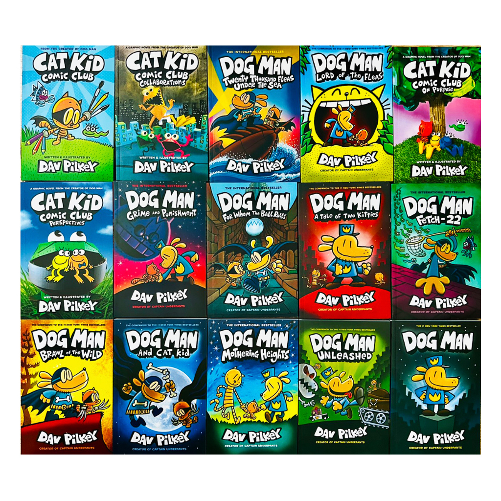 Sách - Truyện Tiếng Anh Dog Man 15 Cuốn | Shopee Việt Nam